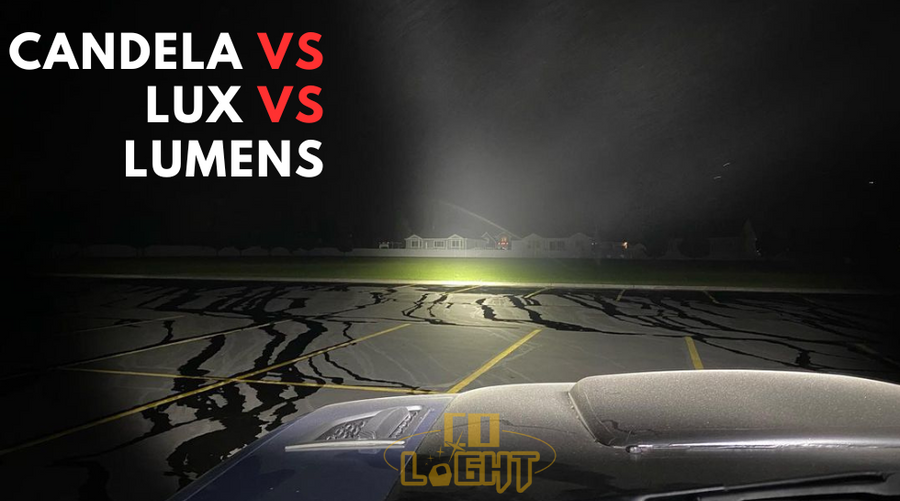 Lumens vs Lux vs Candela--Which determines the brightness of a lamp?