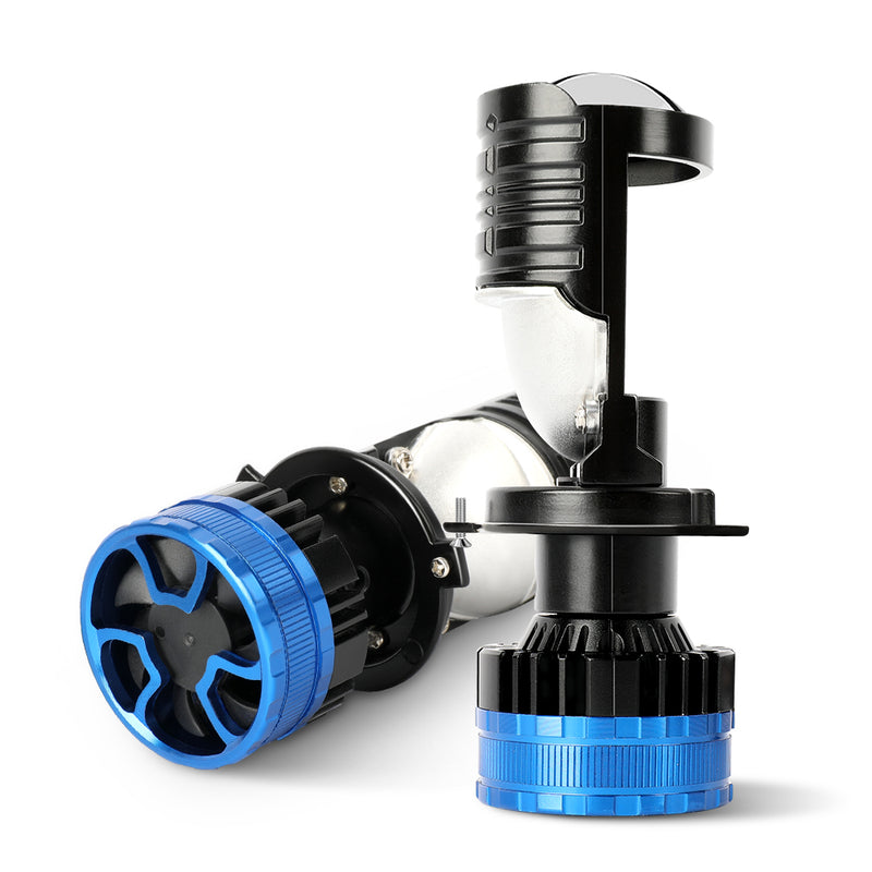 NEW Y16 Series High Power Mini Projector H4 Led Headlight Bulbs (Set/2