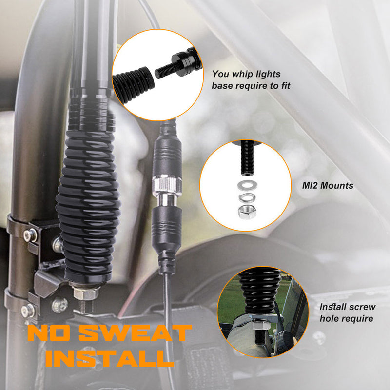 Single Heavy Duty Spring Mount For Slim Whip Light