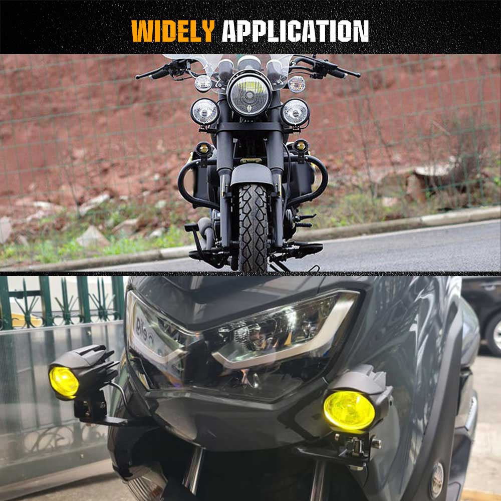 COLIGHT 3inch MF Series Dual Beam Dual Color Motorcycle Lights(Set/2pc