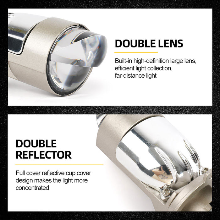 COLIGHT Y9 Plus Series H4 Plug Dual Mini-Projector LHD Mode LED Headli