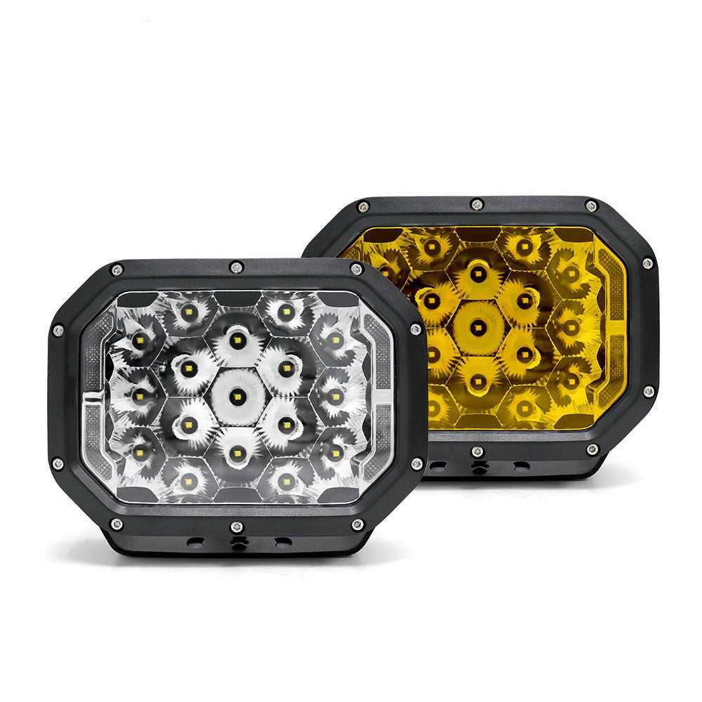 Mars Series 5x7inch Square Led Driving Lights With DRL
